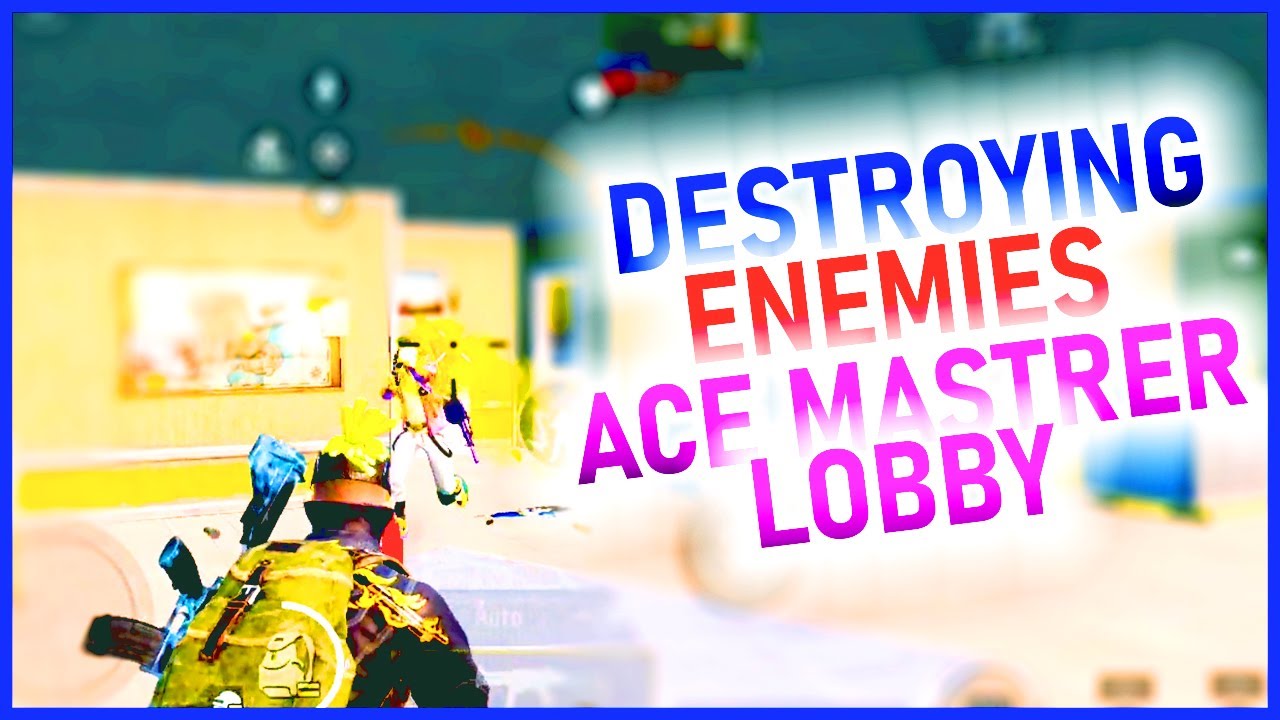 DESTROYING THE ENEMIES IN ACE MASTER LOBBY | RANK PUSH | BGMI MONTAGE ...