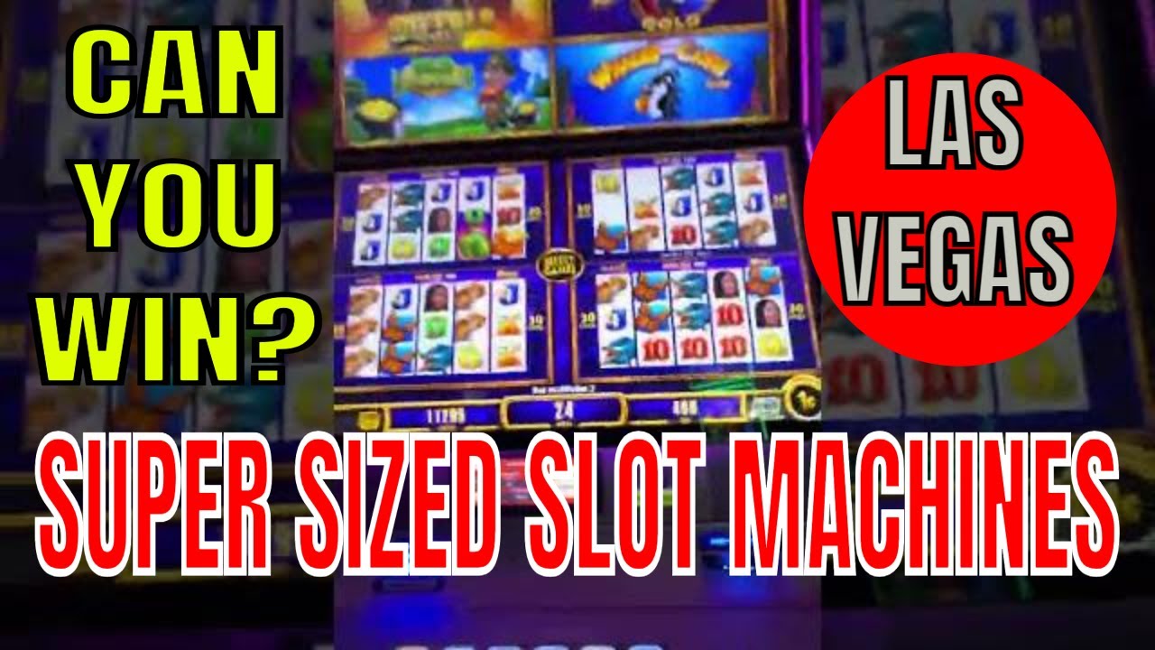 SUPER TALL SLOT MACHINES - Can you Win? LAS VEGAS - YouTube