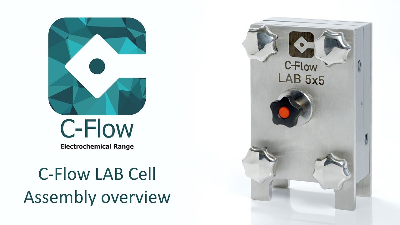 C-Flow 5×5 Electrochemical Research Cell Assembly Video - YouTube