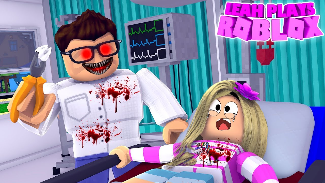 ROBLOX Little Leah Plays - HE PULLED OUT ALL MY TEETH - ESCAPE THE EVIL ...
