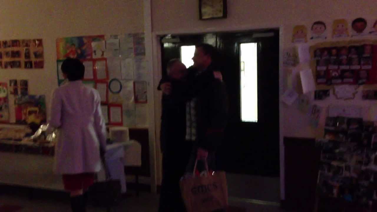 Stephen Outing arriving at his surprise 50th birthday party - YouTube