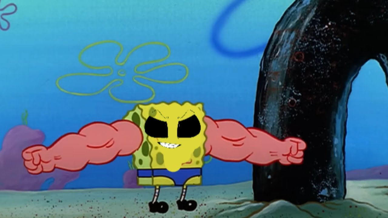 THE STORY OF EVIL SPONGEBOB | SQUIDWARD IS SWOLLEN AND SPONGEBOB SAVES ...