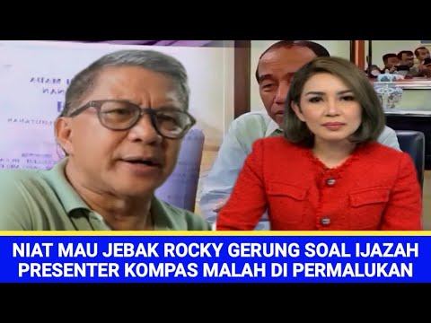 MAU JEBAK ROCKY GERUNG PRESENTER INI KENAK GETAHNYA