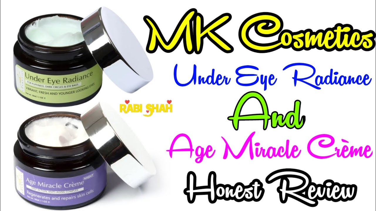 MK Cosmetics Honest Review | Age miracle crème Review | Under eye ...