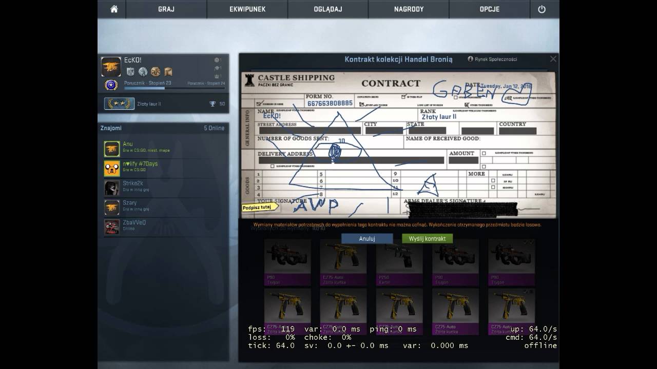 CS:GO | AWP HYPERBEAST vs AK-47 Aquamarine Revenge | KONTRAKT | - YouTube