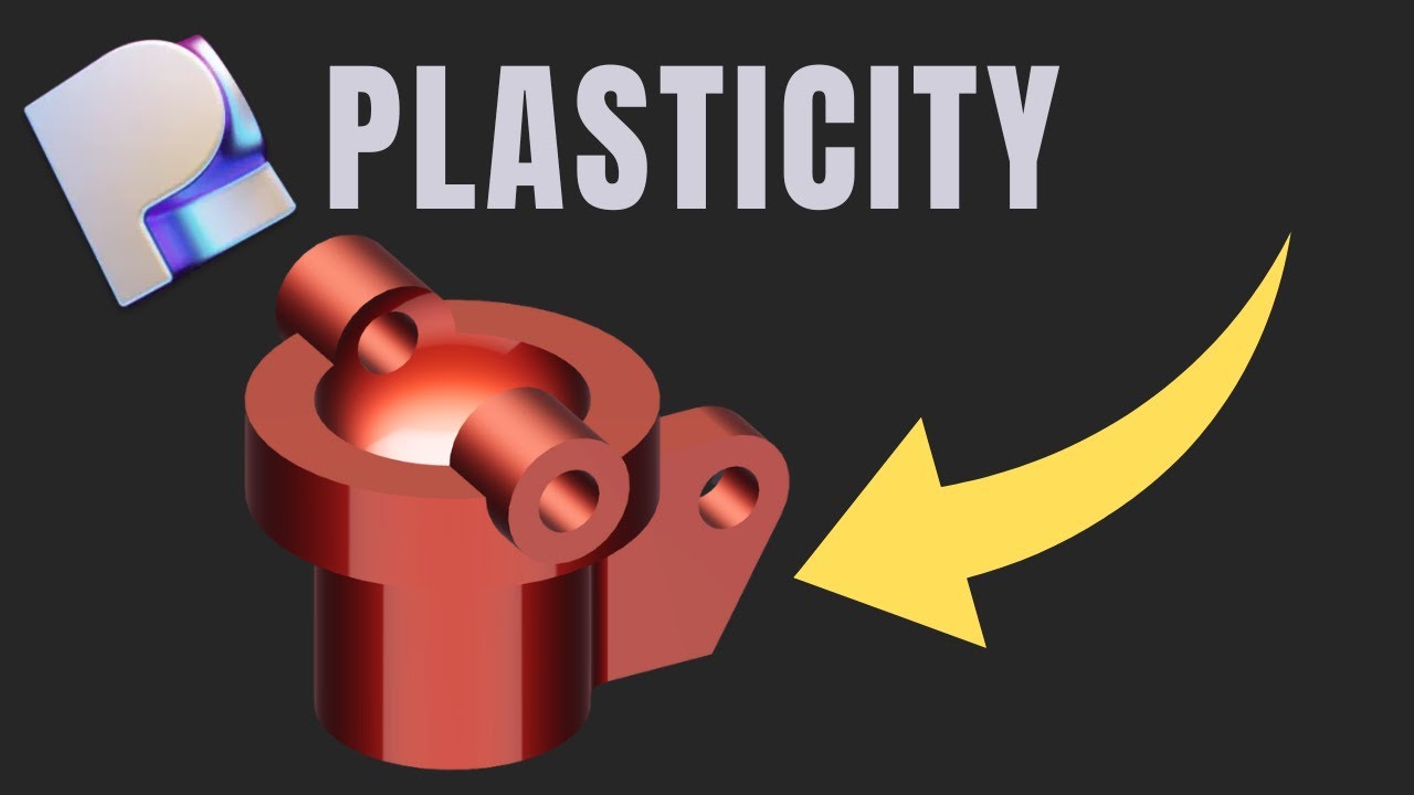 Plasticity 3D Modeling Basics: Creating a Custom Solid Part - YouTube