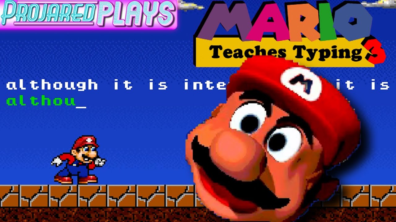 Mario Teaches Typing 3 in a Normal Way - YouTube
