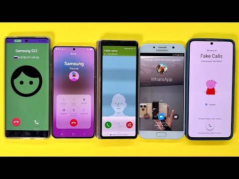 Incoming&Outgoing Call, WhatsApp Video Blackview A200, Samsung S21, Z Fold2, A7, Xiaomi Note 13 Pro