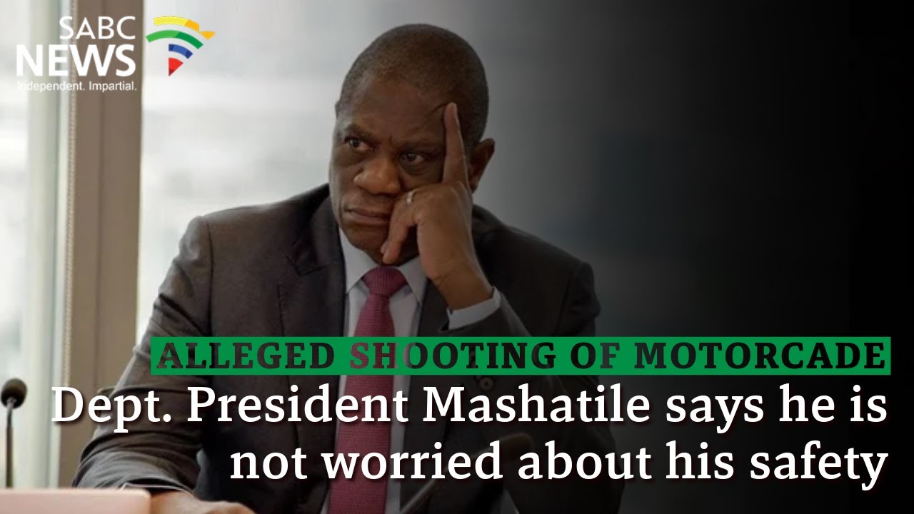 Probe into alleged shooting of Mashatile motorcade - YouTube