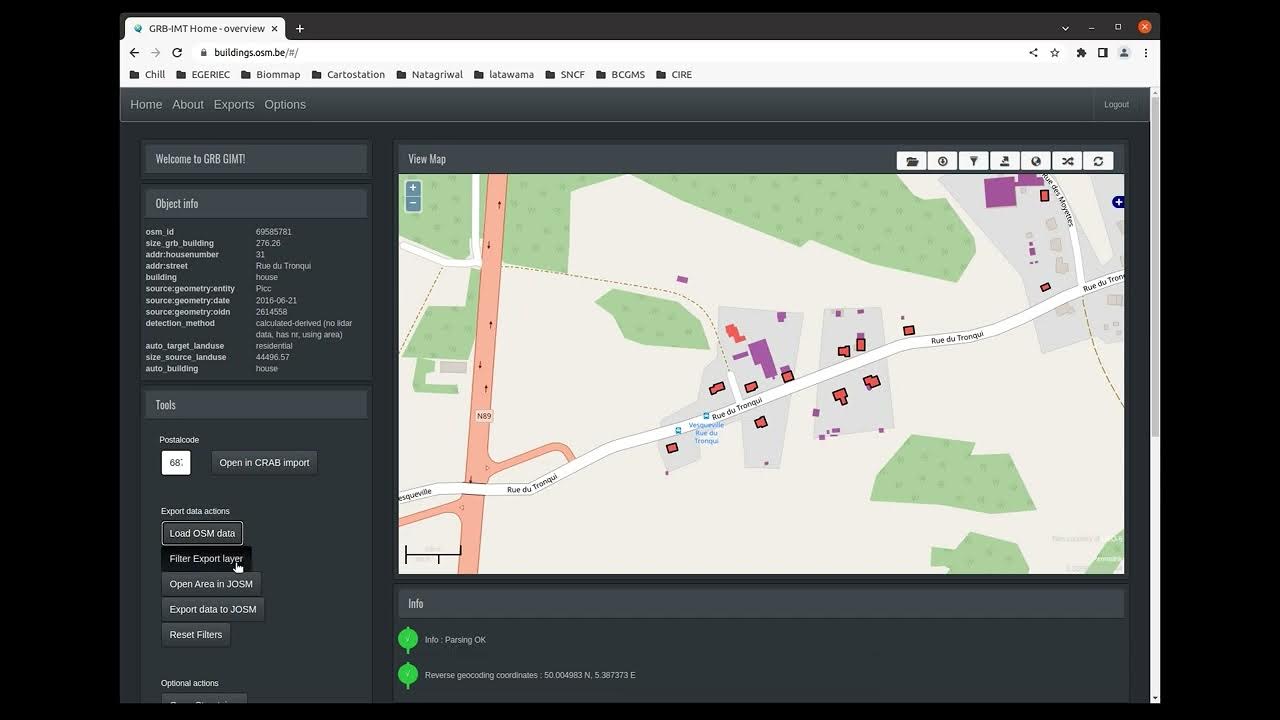 Import buildings in OSM in Belgium with buildings.osm.be (1) - YouTube