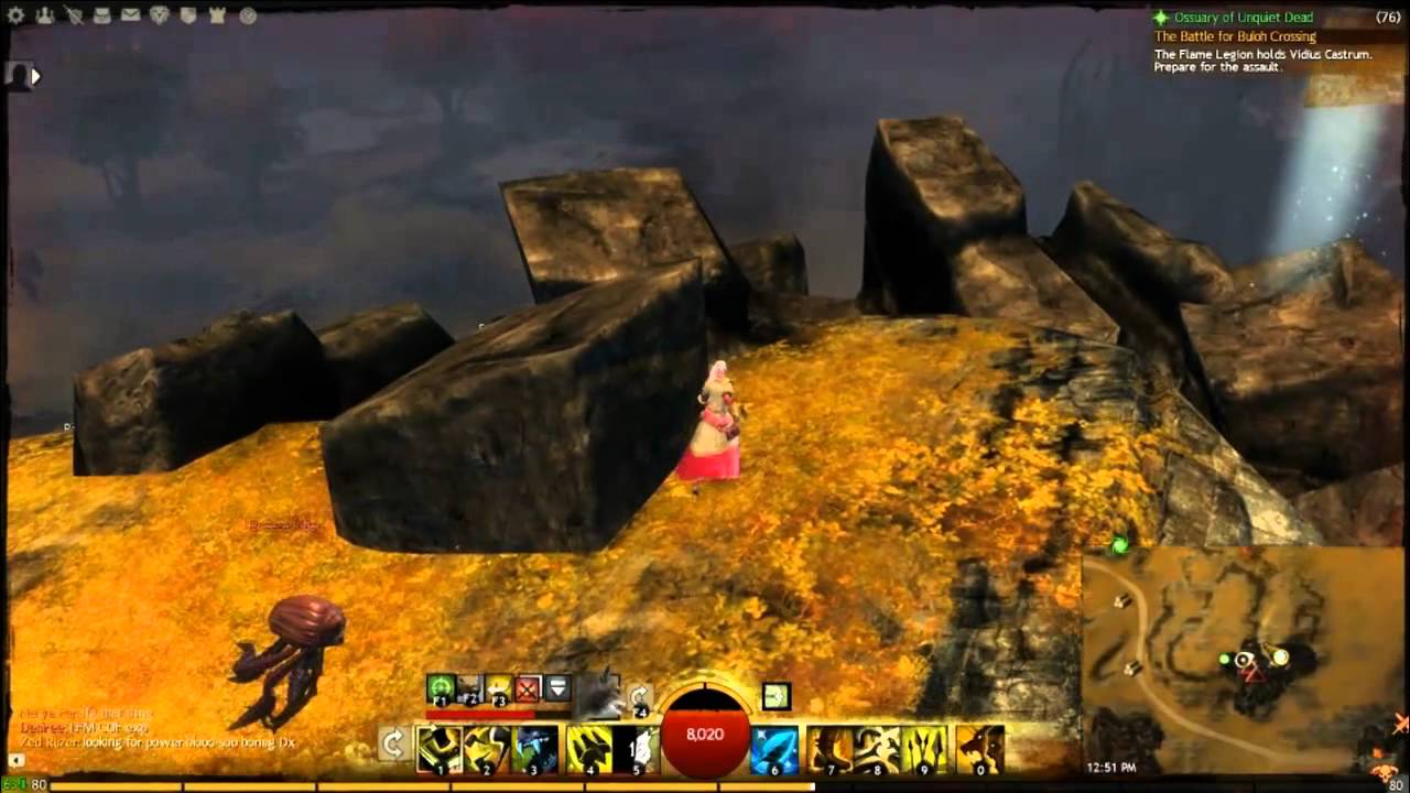 GW2 Vista - Fireheart Rise (Lv60~70) - Buloh Crossing - YouTube
