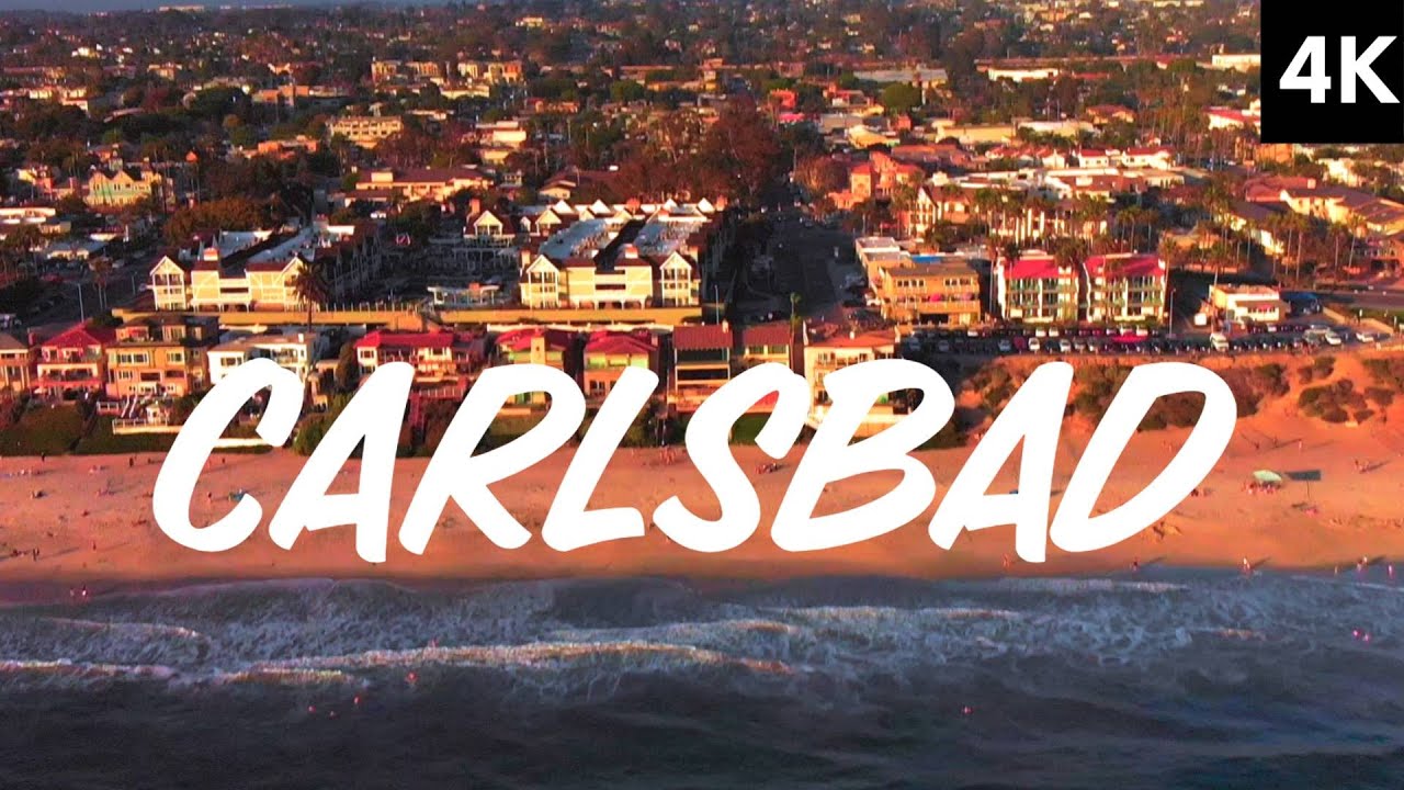 Carlsbad California by drone in 4k | Heaven in Southern California ...