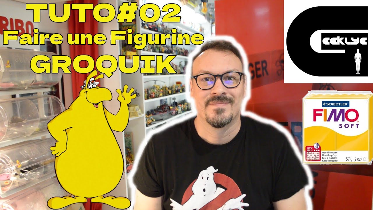 Geeklye Tuto Groquik de Nesquik en Figurine Fimo - YouTube