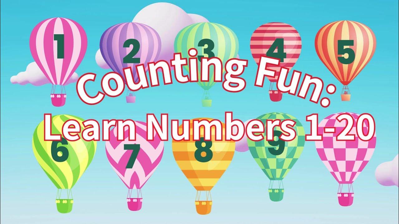 Counting Fun: Learn Numbers 1-20 with Exciting Visuals for Kids - YouTube