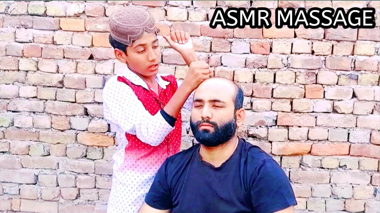 Asmr Cosmic Head & Back Massage | Pakistani Youngest Barber Massage ...