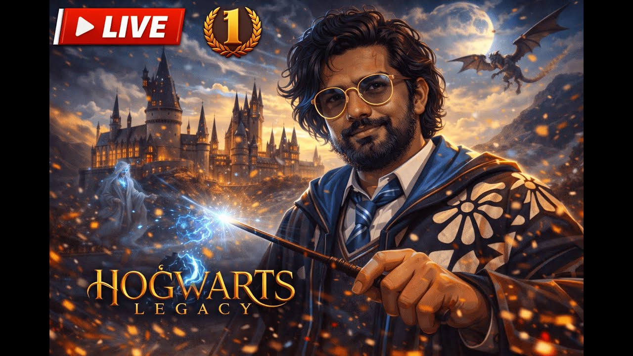 🪄 Hogwarts Legacy Hindi LIVE | Midnight Wizard Adventure | Open World ...