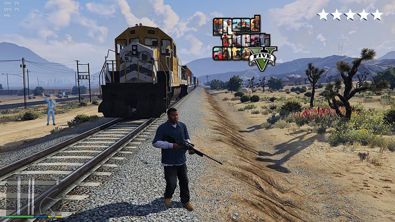 GTA-5 (Day 12 Game play) (TRAIN RAMPAGE) - YouTube