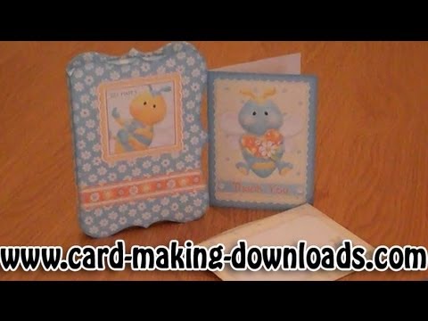 How To Make A Notelet Set - YouTube
