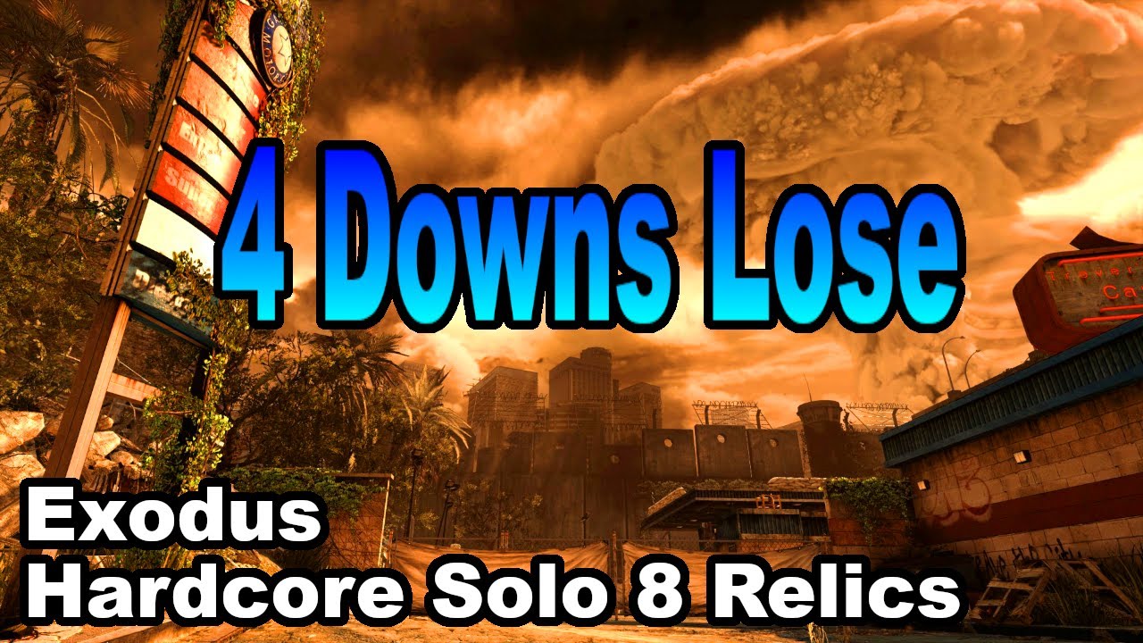 【Extinction】Exodus Hardcore 8 Relics 4 Downs Lose【CoD:Ghosts】 - YouTube