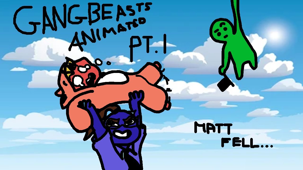 Animated shorts - GangBeasts: Matt fell? - YouTube