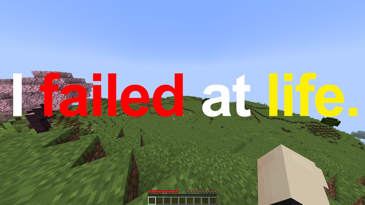 I feel like I failed at life - YouTube