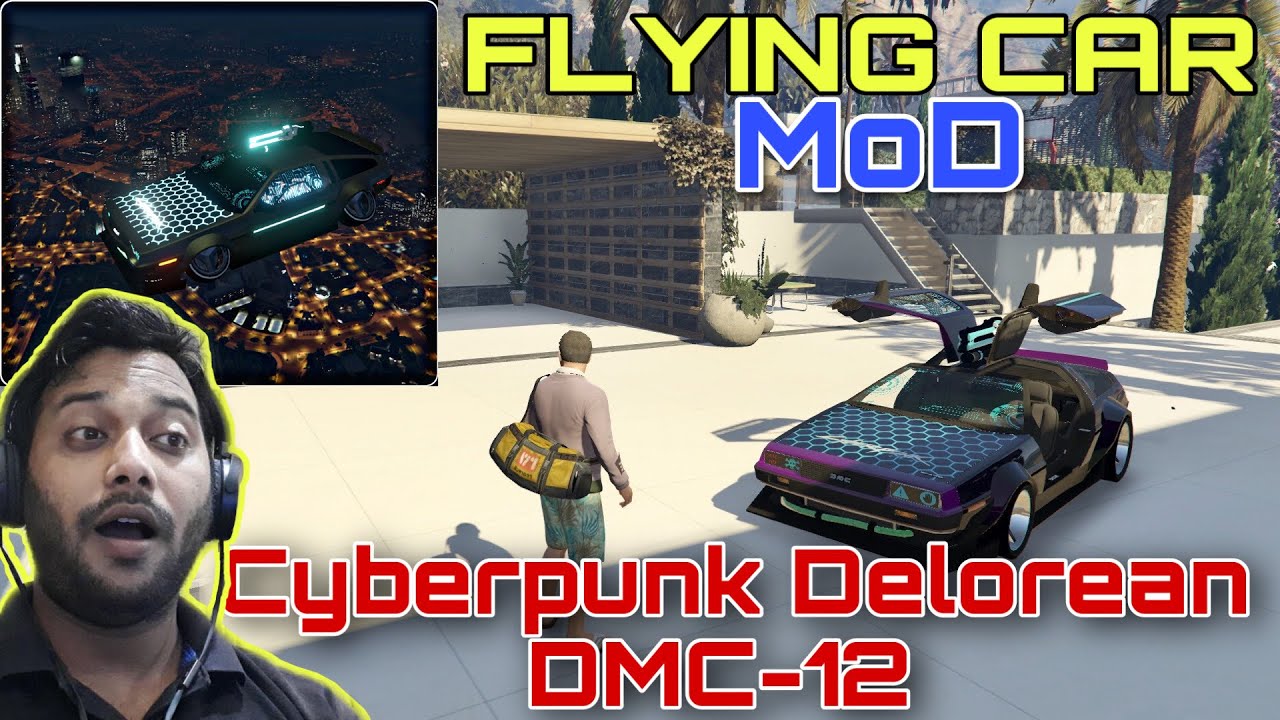 Flying Car MOD in GTA 5 Story Mode|| IN HINDI || RexTopia || - YouTube