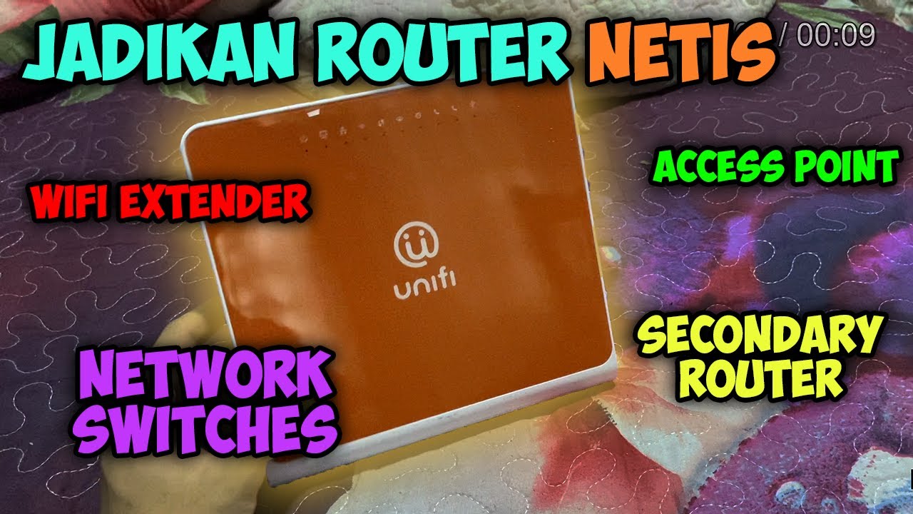 Jadikan router NETIS TM sebagai WIFI router, switch, extender ... - YouTube
