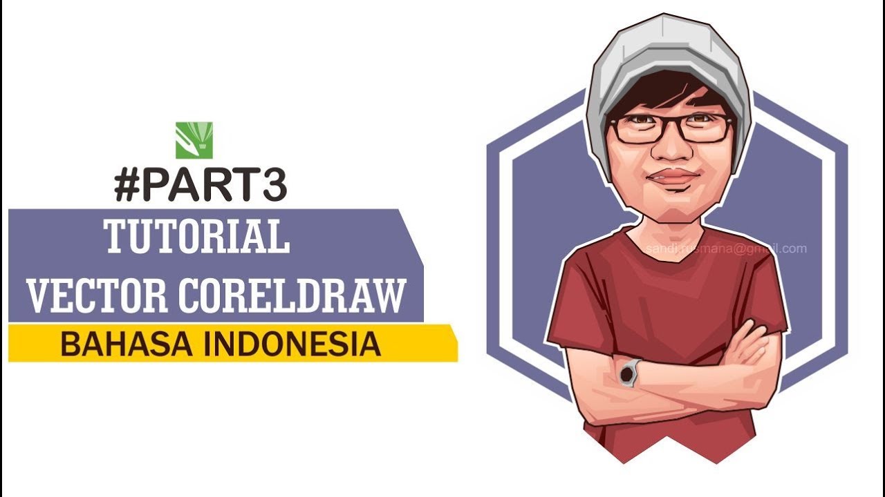 TUTORIAL MEMBUAT VECTOR UNCURVE DENGAN COREL DRAW #PART 3 - YouTube