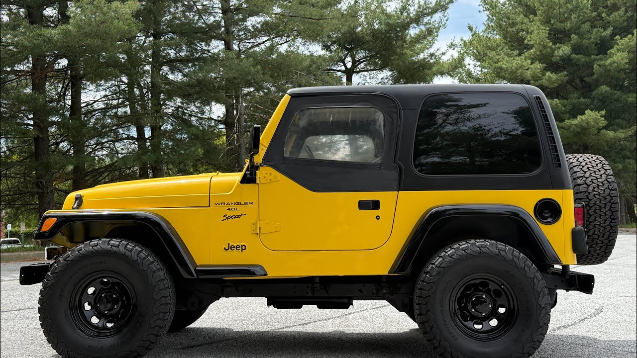 Stunning 2000 Solar Yellow Jeep Wrangler – Southern Owned, 33 KO2s & 2 ...