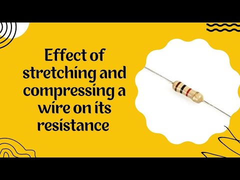 Effect of Stretching and Compressing of a wire on its resistance ...