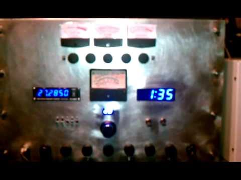 Home Brew CB Base Radio Coverted from a Galaxy 949 Mobile! - YouTube