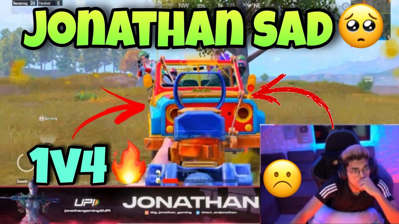 Haters make Jonathan sad😔 & he destroyed conquerer lobby in solo vs ...