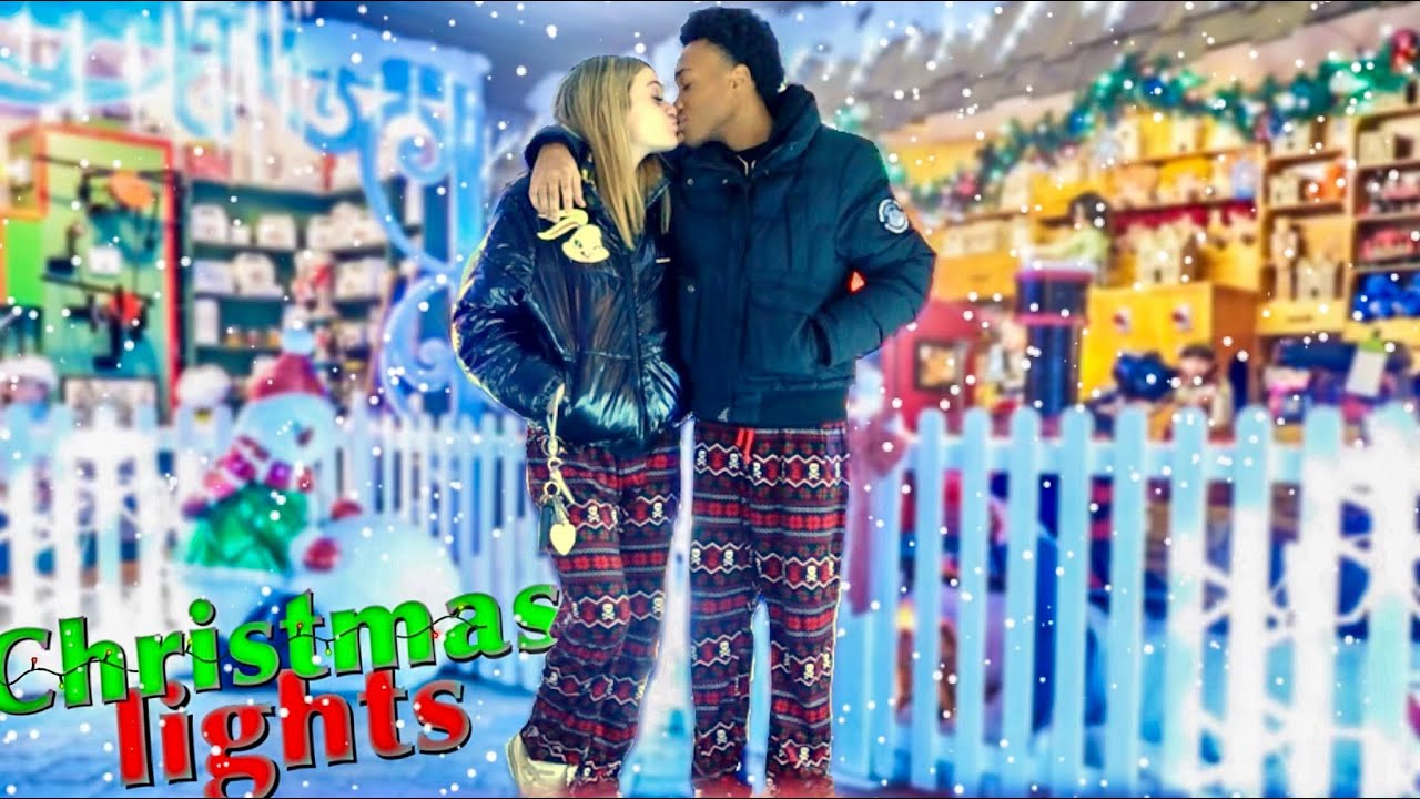 Seeing Christmas Lights For The First Time Together!! - YouTube