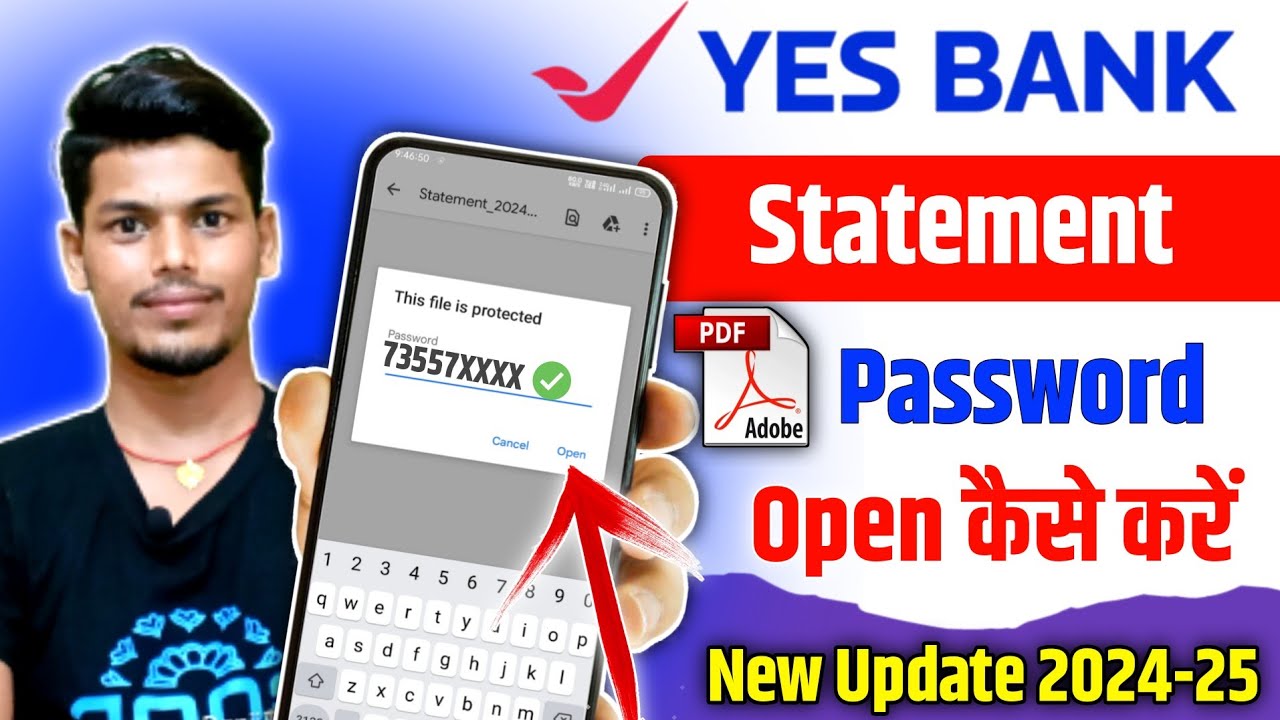 Yas Bank Statement Pdf Password 2025 | How To Open Yas Bank Statement ...