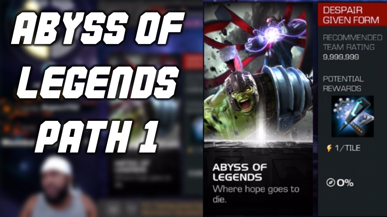Abyss Of Legends: Path 1 (Easy Path) l Marvel Contest Of Champions ...