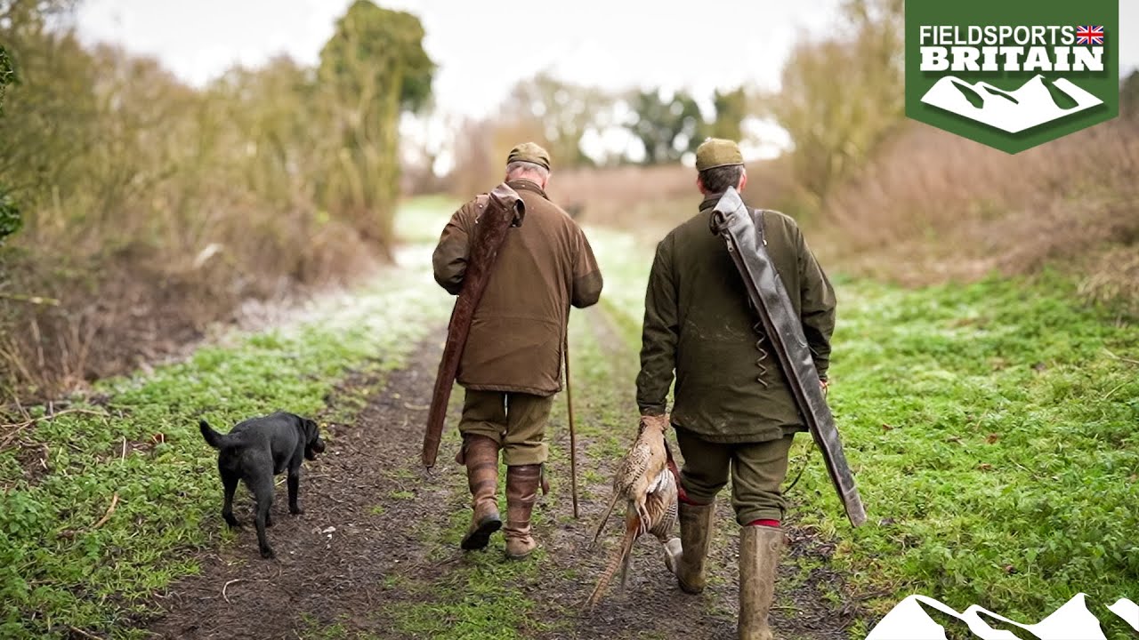 Sir Jim Paice shoots driven pheasants at Littlebury - YouTube