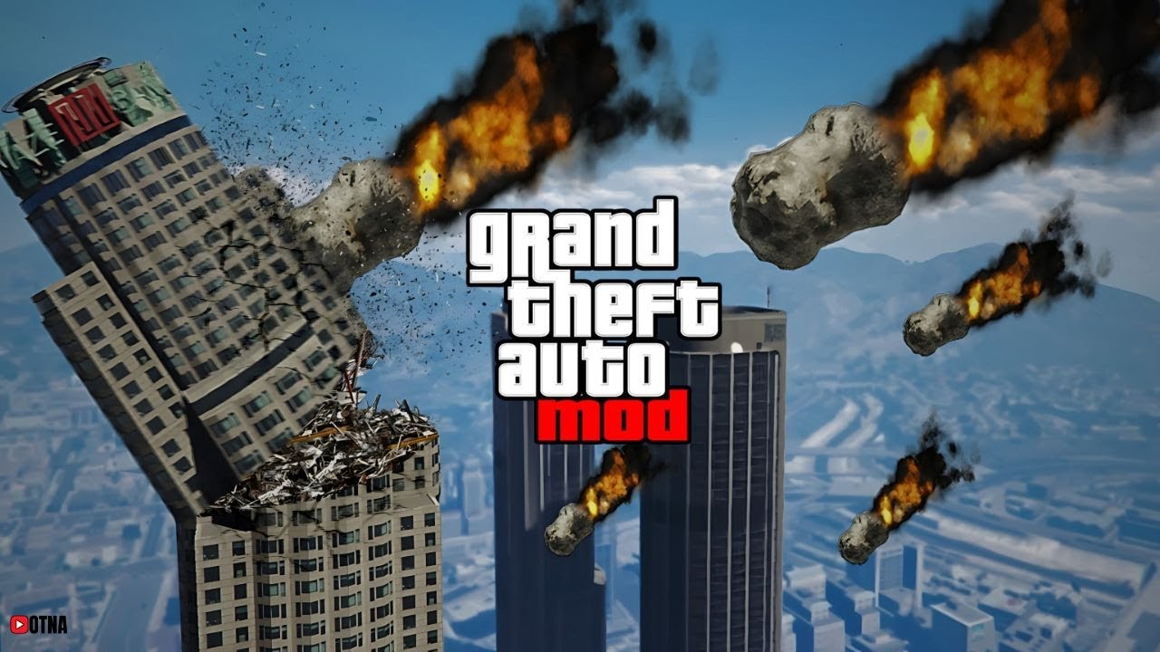 GTA 5's INSANE Meteor & Zombie Apocalypse Mods - YouTube
