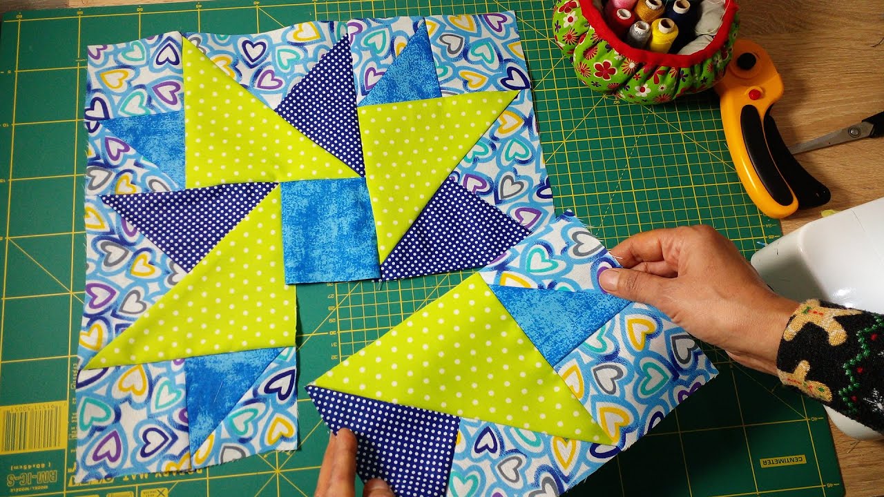 Fantastic and beautiful patchwork technique! Creative sewing trick ...