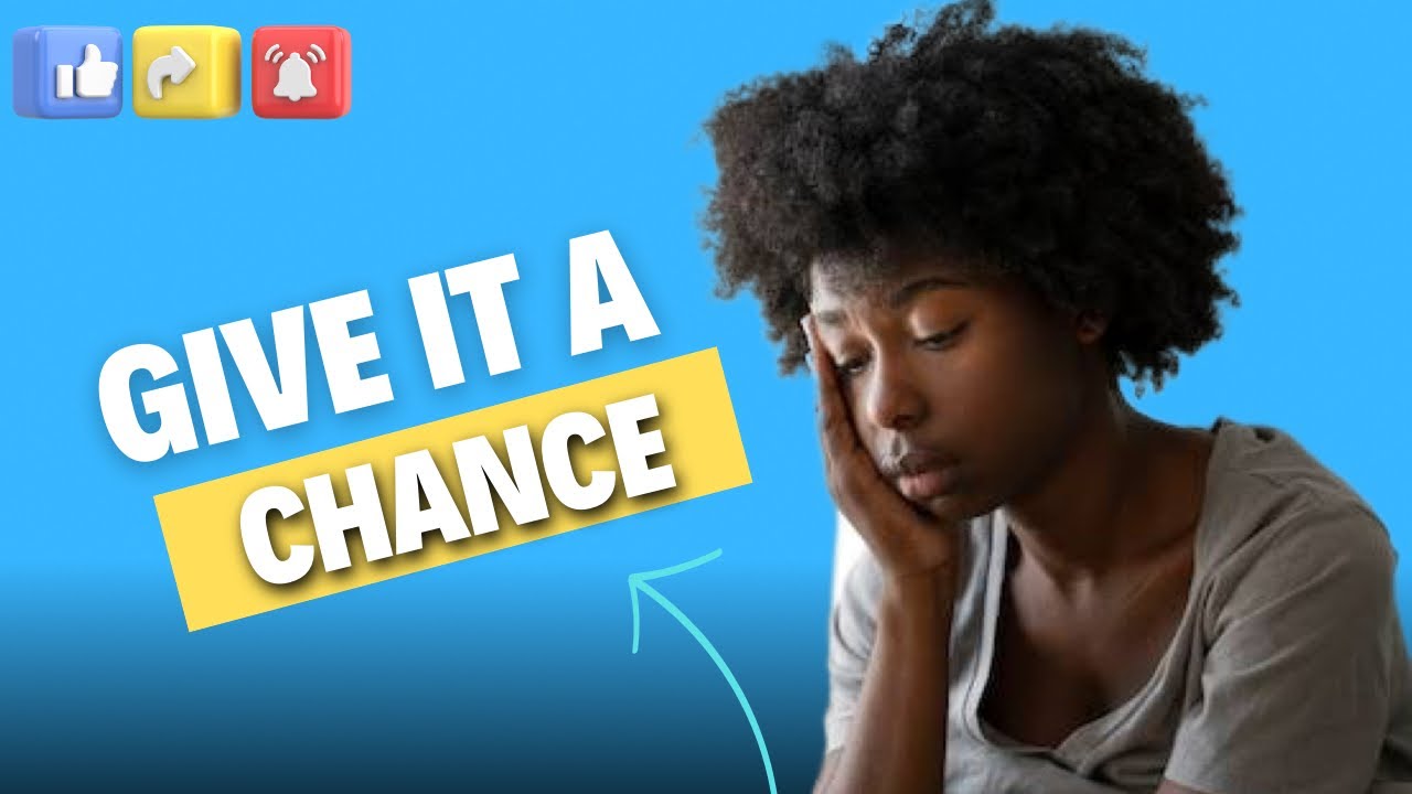 Give it a chance and allow God to bring peace ( God is never too late ...