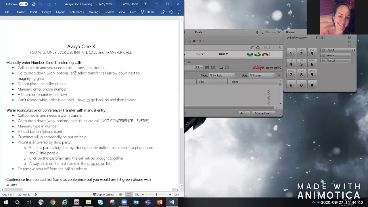 One X How to Blind Transfer Conference and Basics - YouTube