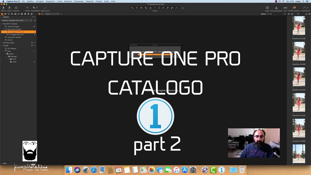 CAPTURE ONE Pro - CATALOGO - importazione e gestione file - part 2 ...