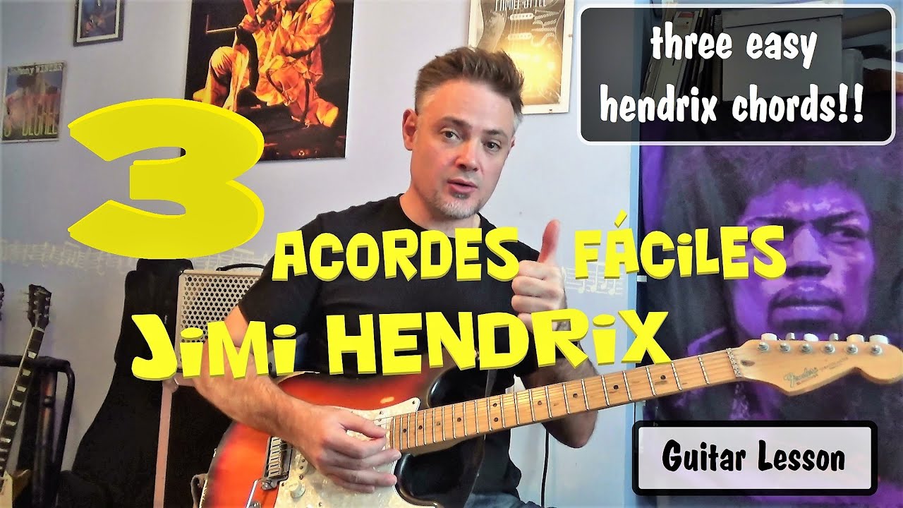 3 ACORDES HENDRIX fáciles (three easy hendrix chords) - YouTube