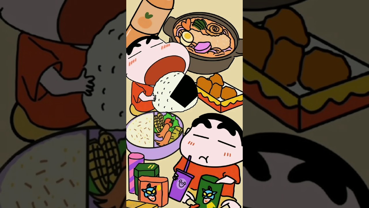 shinchan eating foods #shortsbeta - YouTube