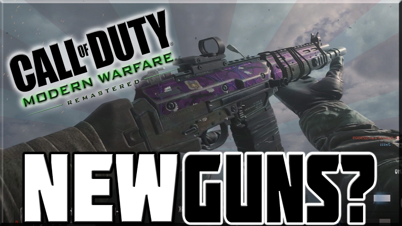 NEW GUNS IN OLD GAME!? - MODERN WARFARE REMASTERED - YouTube