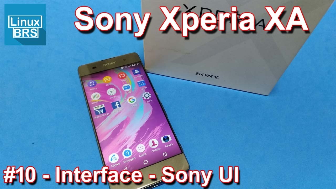 Sony Xperia XA - Interface - Sony UI - YouTube