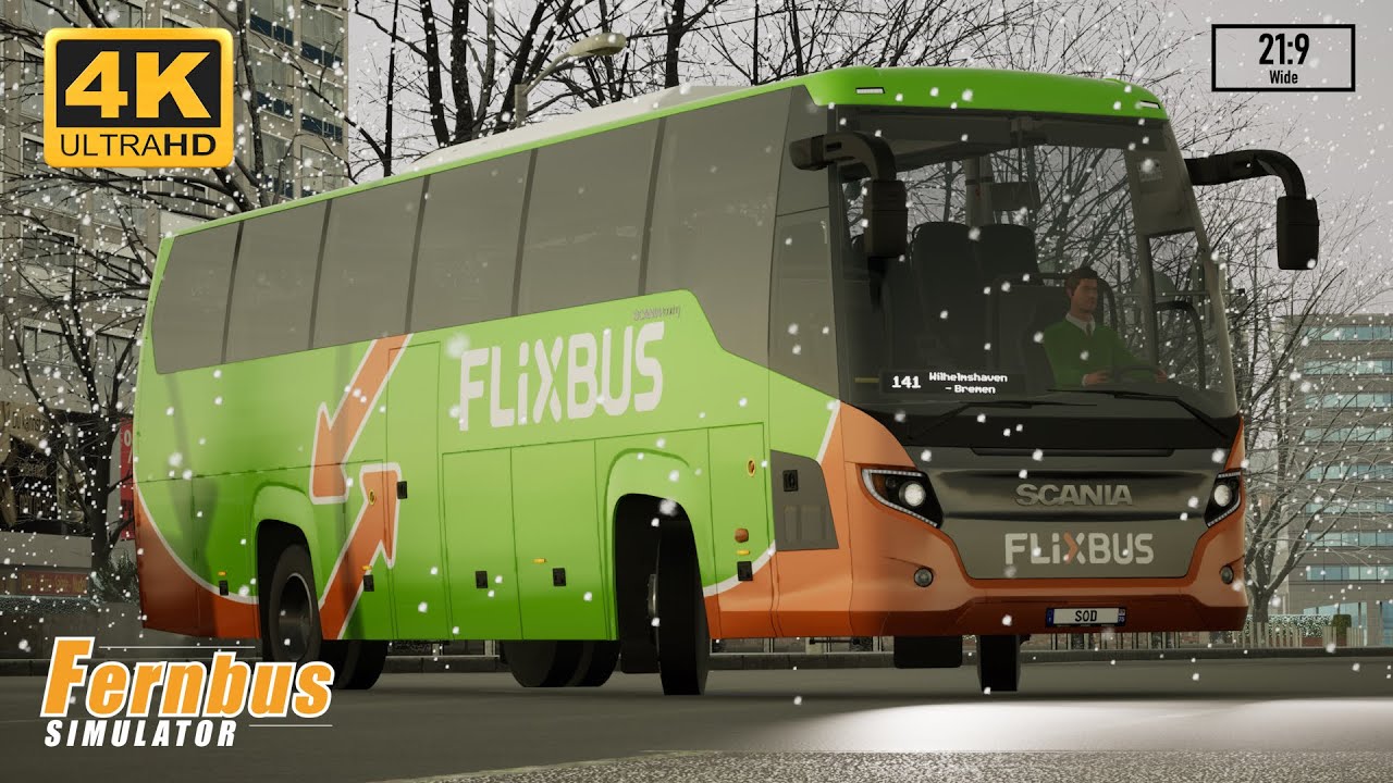 Fernbus Simulator - FlixBus Scania Touring 121 - Hamburg To ...