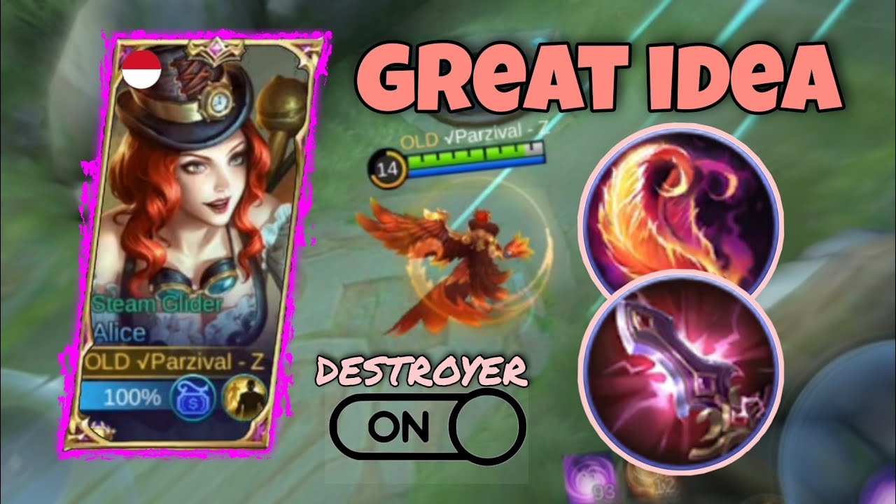 build alice destroys all defense items | perfect build destroyer mage ...
