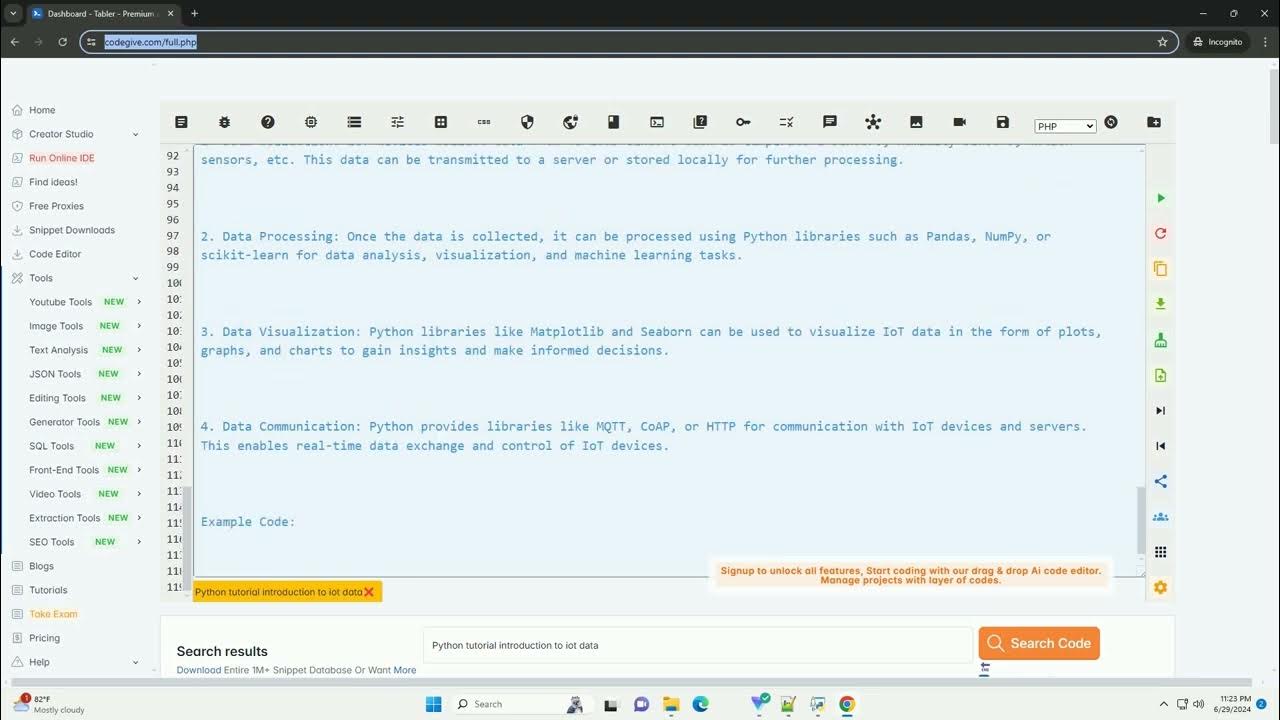 Python tutorial introduction to iot data - YouTube