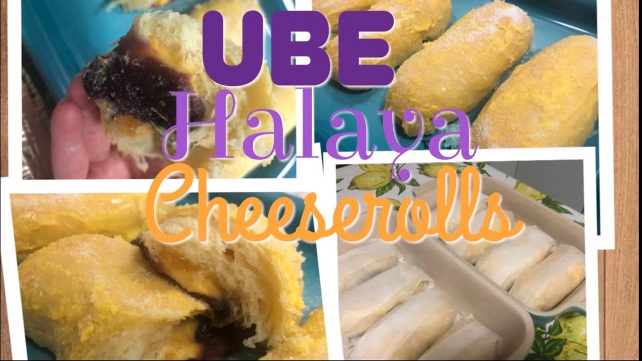 UBE HALAYA CHEESEROLLS | FIRST TIME TO MAKE UBE CHEESEROLLS | SOFT ...