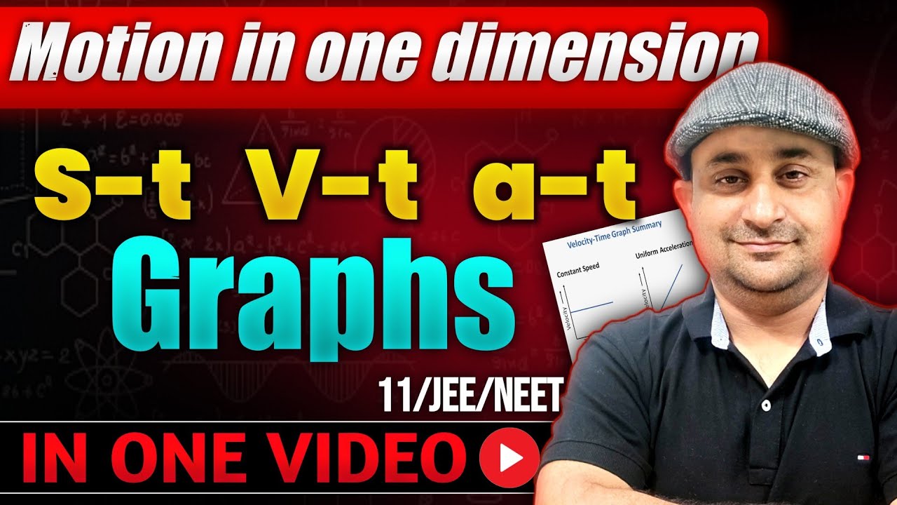 Master MOTION IN ONE DIMENSION PART 3 GRAPHS SPECIAL 🤯 || Class 11 || JEE /NEET #jhasir - YouTube